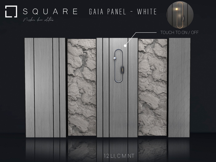 Second Life Marketplace - [ SQUARE ] - GAIA Panel : WHITE